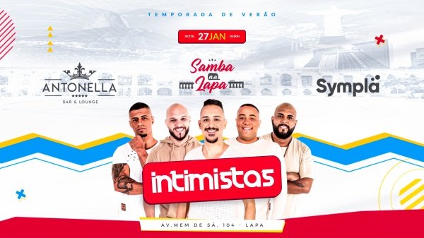 Samba na Lapa com Intimistas na Antonella em Rio de Janeiro - Sympla