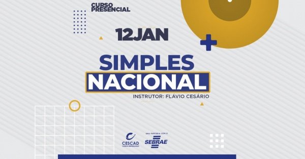 SEBRAE-PE (PRESENCIAL) CURSO SIMPLES NACIONAL em Recife - Sympla