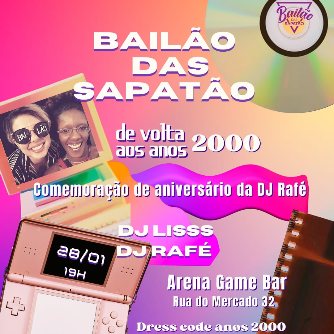Bailão das Sapatão Anos 2000 em Rio de Janeiro - Sympla