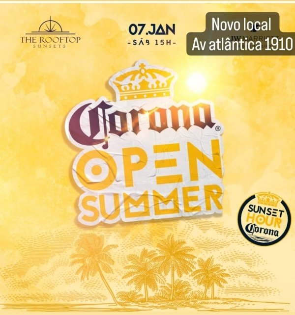 Corona Open Summer em Rio de Janeiro - Sympla