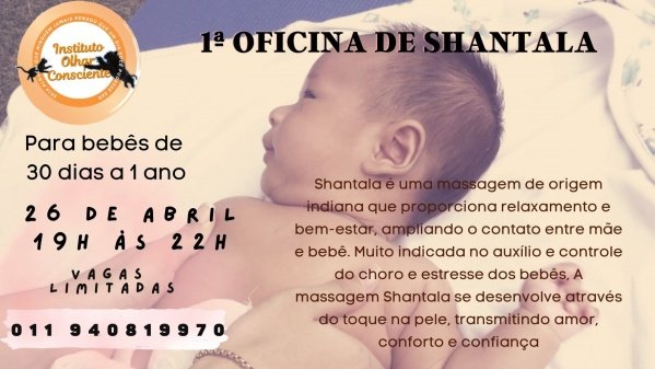 OFICINA DE SHANTALA em São Paulo - Sympla