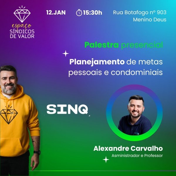 Palestra presencial com Alexandre Carvalho em Porto Alegre - Sympla