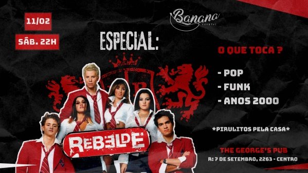 Especial RBD Soy Rebelde 11/02 - São Carlos em São Carlos - Sympla