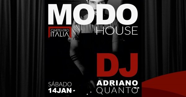 Modo House no Cineteatro Itália em Rio Claro - Sympla