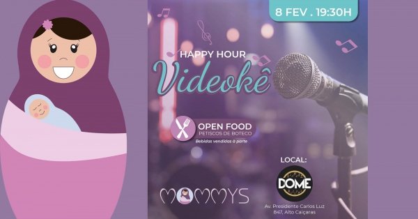 Happy Hour com Videokê - Open Food em Belo Horizonte - Sympla