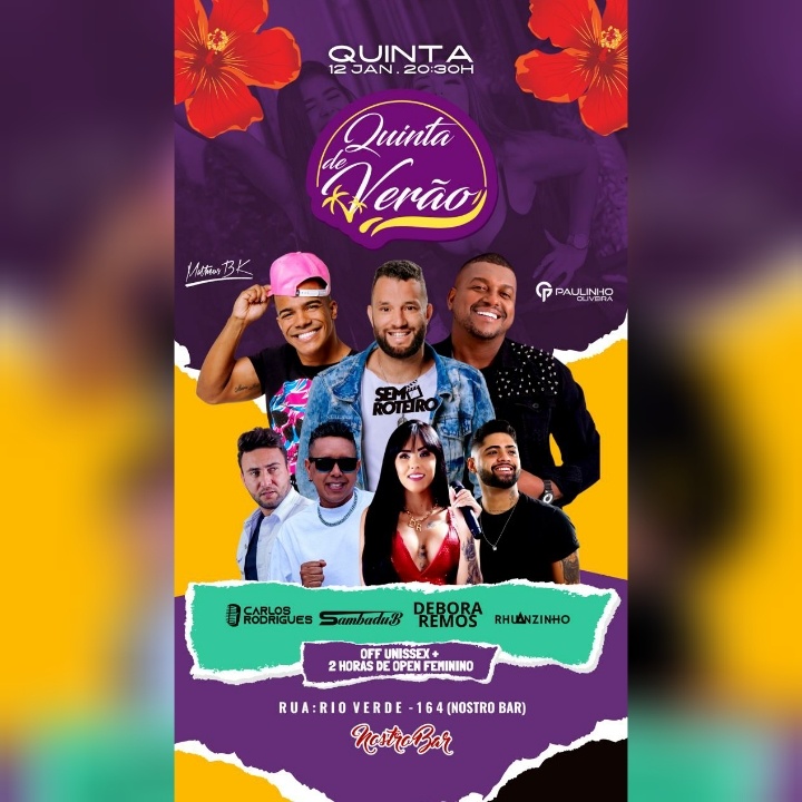 QUINTA DE VERÃO - NOSTRO BAR em Belo Horizonte - Sympla