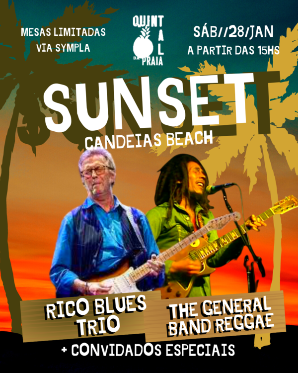 Sunset Candeias Beach - Blues e Reggae em Jaboatão dos Guararapes - Sympla