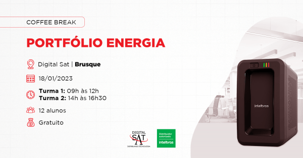 Portfólio Energia | Brusque em Brusque - Sympla