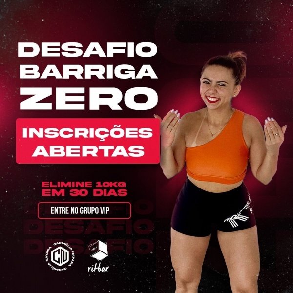 DESAFIO BARRIGA ZERO 30 DIAS - online - Sympla