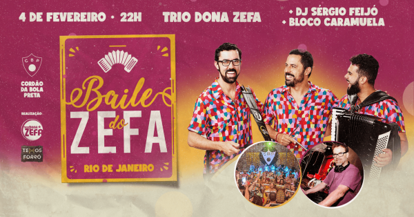 Baile do Zefa em Rio de Janeiro - Sympla