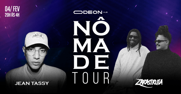 Nômade Tour - Jean Tassy - Zarastruta + Convidados em Belo Horizonte ...