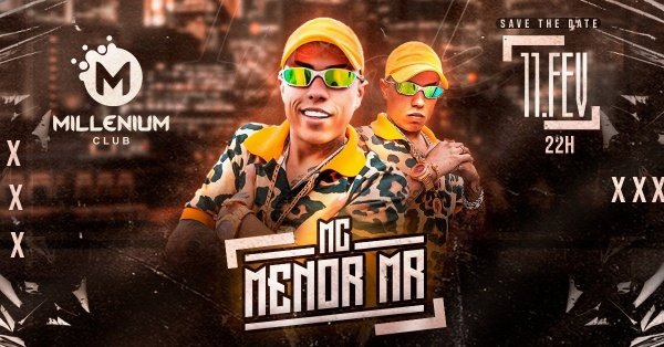 [SÁB] 11.02 - MC MENOR MR em Pinhais - Sympla