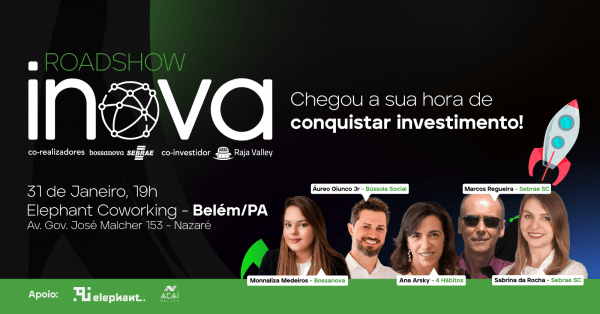 Roadshow INOVA Startups em Belém - Sympla