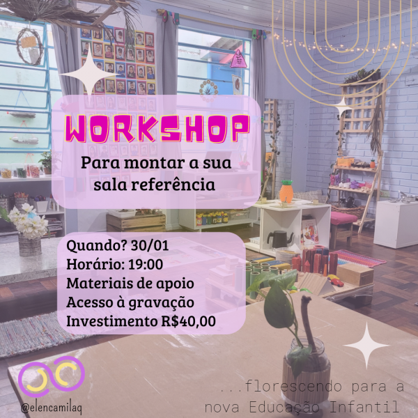 Workshop Para montar a sua sala referência - online - Sympla