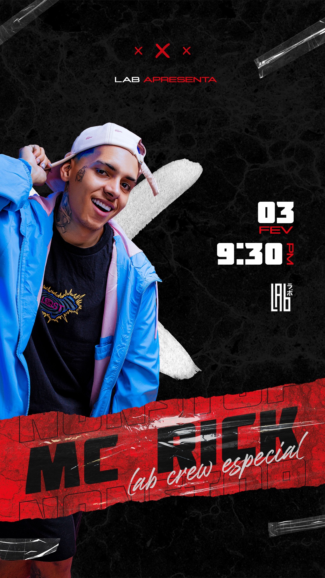 LAB ESPECIAL MC RICK | SEXTA | 03/02 em Belo Horizonte - Sympla