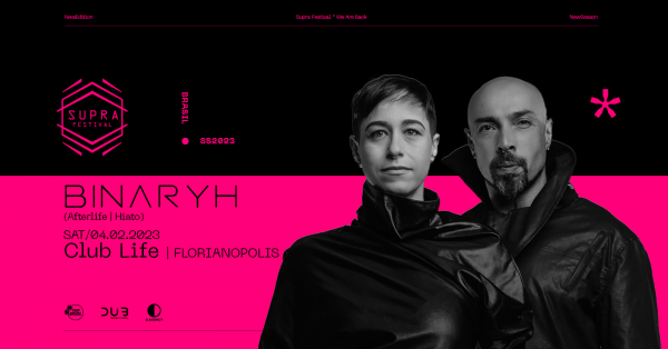 SUPRA FESTIVAL PRESENTS: BINARYH em Florianópolis - Sympla