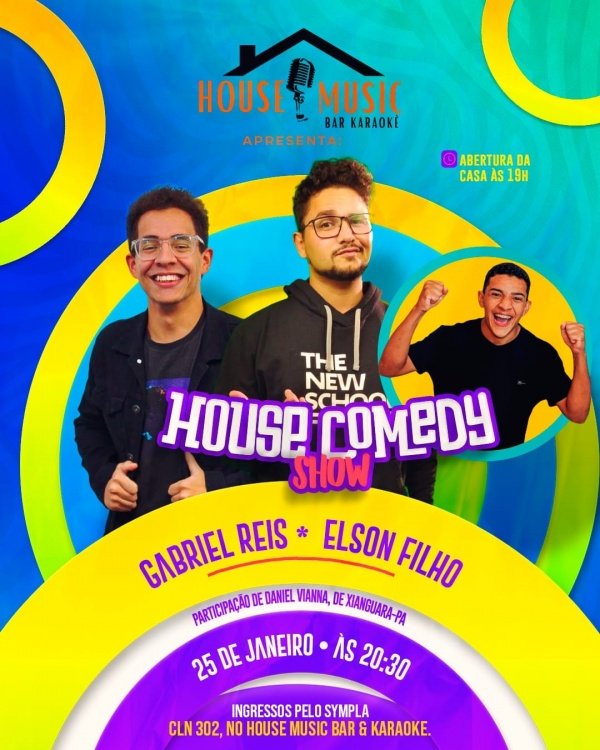 HOUSE COMEDY SHOW em Brasília - Sympla