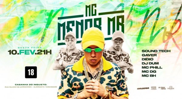 MC MENOR MR em Almirante Tamandaré - Sympla