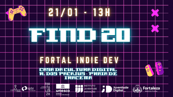 FIND 20 - Fortal Indie Games em Fortaleza - Sympla