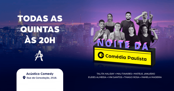 Comedia Paulista - Stand up Comedy em São Paulo - Sympla