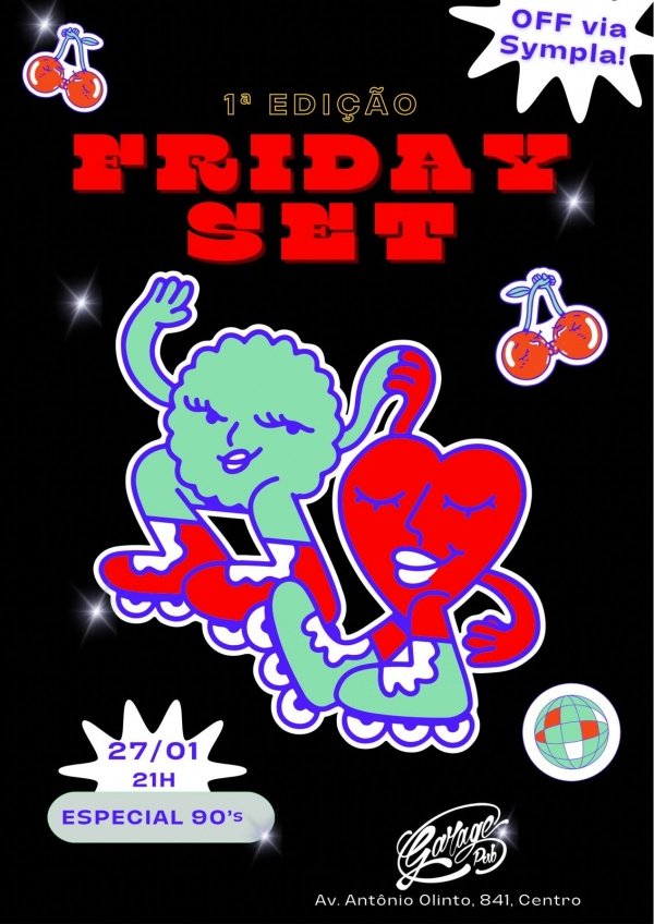 Friday Set: Especial 90s em Sete Lagoas - Sympla