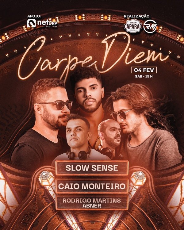 Carpe Diem - Edição Armazém Caparaó em Dores do Rio Preto - Sympla