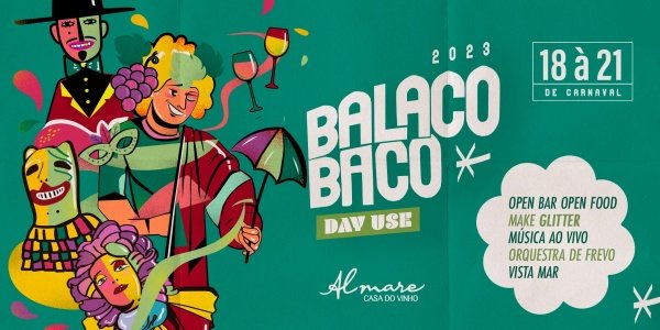 Balaco Baco Al Mare-Day Use em Olinda - Sympla