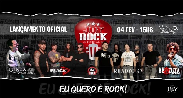 LANÇAMENTO OFICIAL JOYROCKFestival 2023 em Divinópolis - Sympla