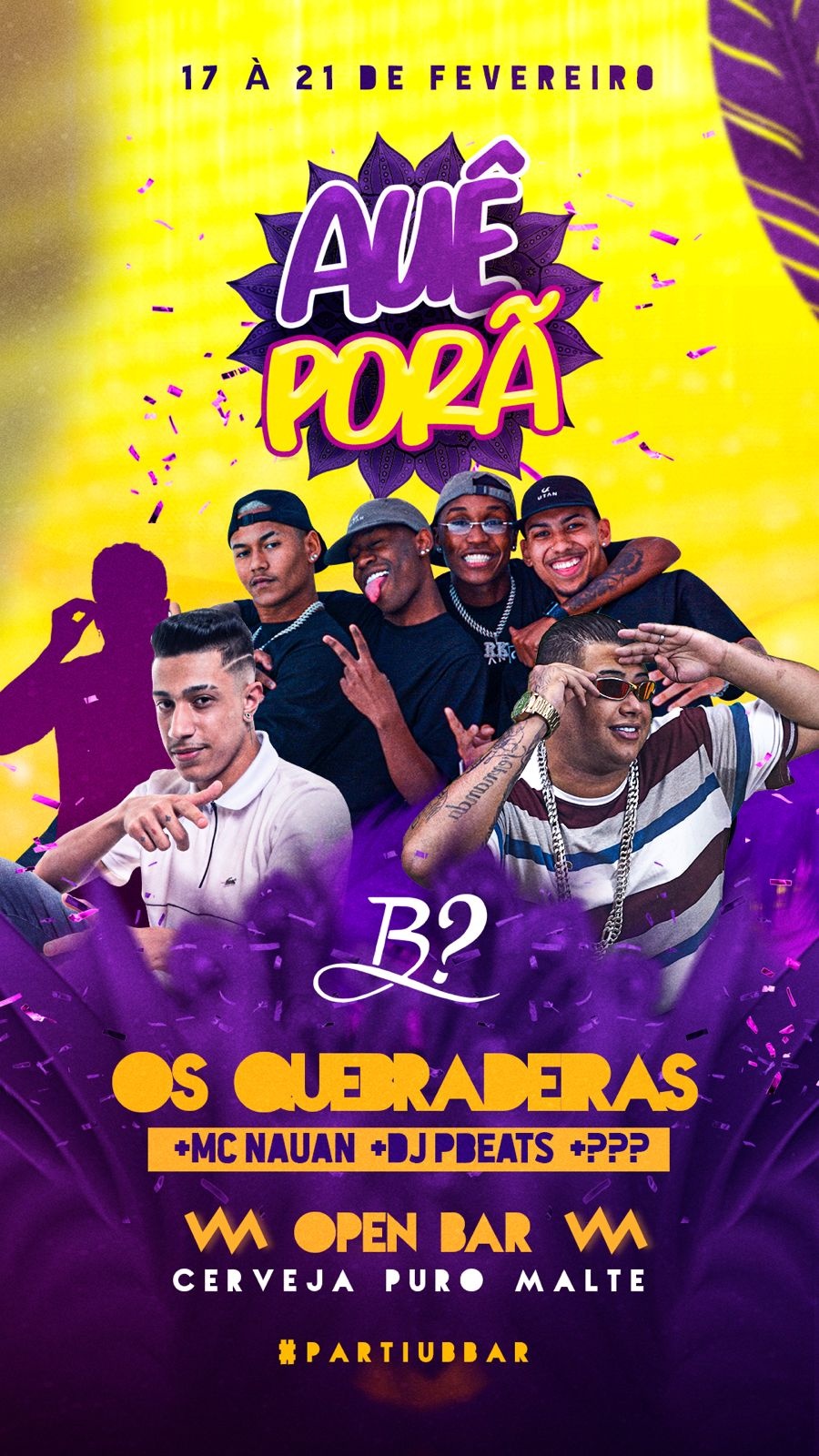 Auê Porã | Open Bar | (17 a 21 Fevereiro) em Ponta Porã - Sympla