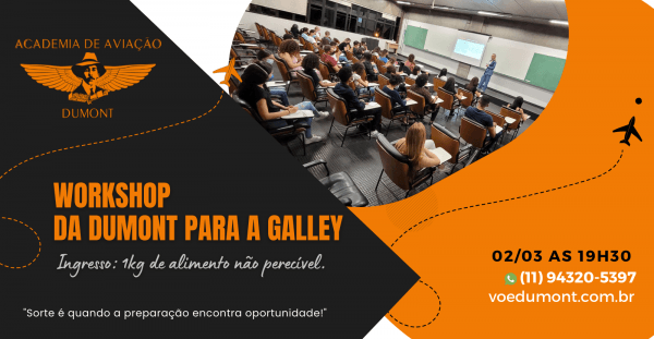 Workshop - Da Dumont para a Galley em São Paulo - Sympla