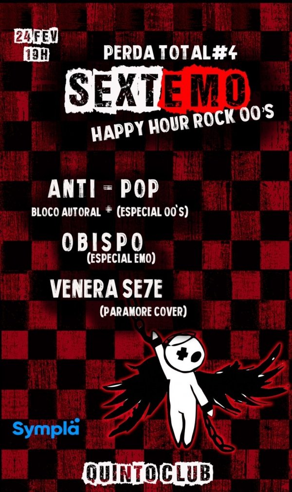 Perda Total #4 SEXTEMO - Happy Hour Rock 00's em Porto Alegre - Sympla