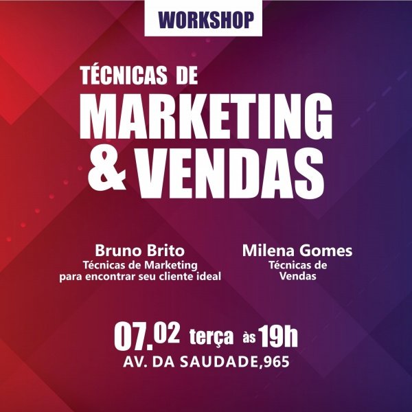 Workshop Tecnicas De Marketing Vendas Em Campinas Sympla