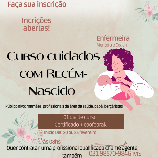 Curso Livre Para Babá Berçarista Mamãe E Papai Online Sympla