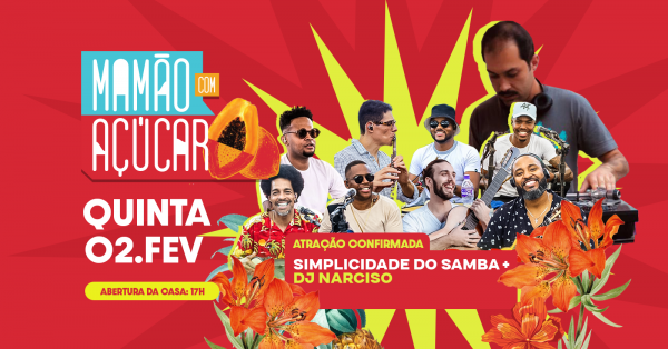 Simplicidade Samba / Dj Narciso em Belo Horizonte - Sympla