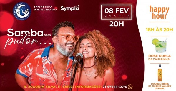 Samba sem Pudor em Rio de Janeiro - Sympla