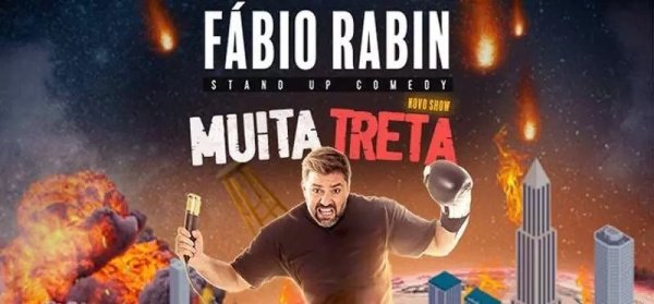 FÁBIO RABIN EM "MUITA TRETA" em São Paulo - Sympla