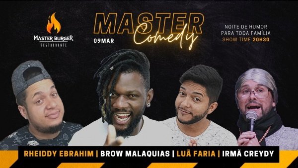 Master Comedy - Humor de classificação livre em Curitiba - Sympla