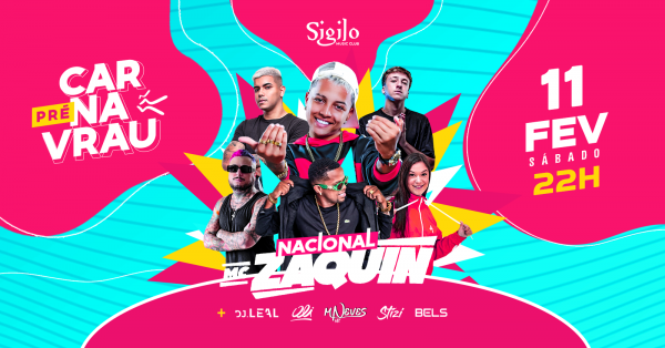MC ZAQUIN + PRÉ CARNAVAL em Araquari - Sympla