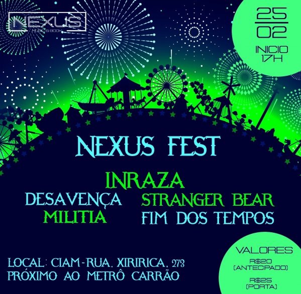 NEXUS FEST EDIÇÃO DE ANIVERSARIO em São Paulo - Sympla