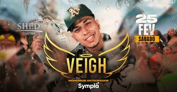 Veigh dia 25 de fevereiro na Shed Curitiba em Curitiba - Sympla