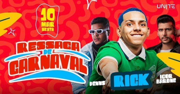 RESSACA DE CARNAVAL- MC RICK em Nova Serrana - Sympla