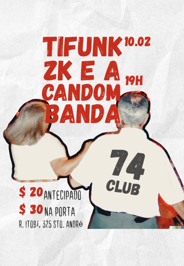 TIFUNK & ZK E A CANDOM BANDA em Santo André - Sympla