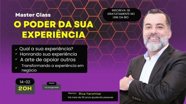 O Poder da Sua Experiência - online - Sympla