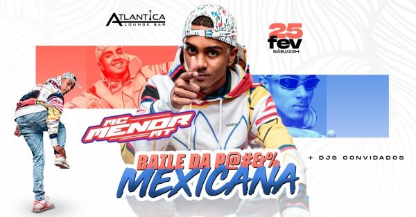 MC MENOR MT & MC DANADO | 25.02 | ATLÂNTICA LOUNGE em Balneário ...