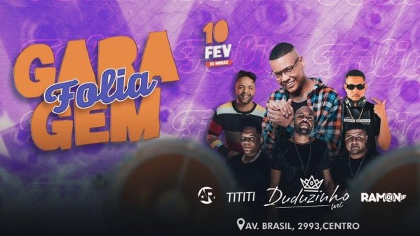 GARAGEM FOLIA - MC DUDUZINHO & ADRIANO RIBEIRO em Juiz de Fora - Sympla