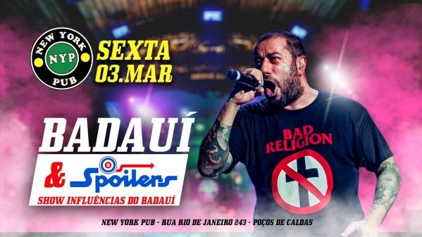 Badaui & The Spoilers - Influências do Badaui em Poços de Caldas - Sympla