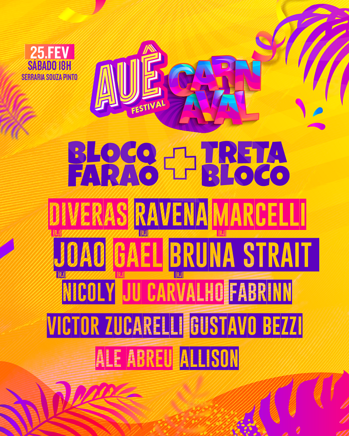 CARNAVAL UM BRASIL OPEN BAR :: TRETA + BLOCO XAINIRÔ WANESSA + TABOO ...