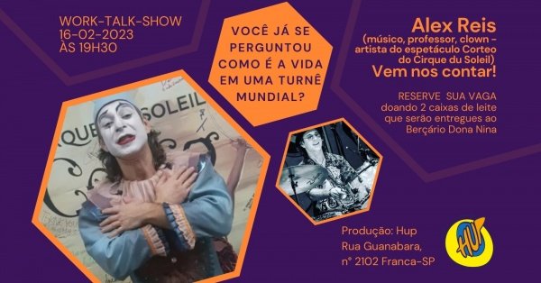 Work-Talk-Show com Alex Reis em Franca - Sympla