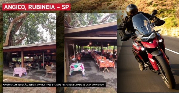 Passeio Triumph Rio Preto com destino ao Restaurante Angico em Rubinéia ...