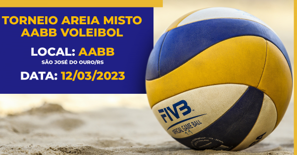 TORNEIO AREIA MISTO AABB VOLEIBOL em São José do Ouro - Sympla